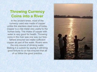 Indian customs and scientific facts behind them | PPTX