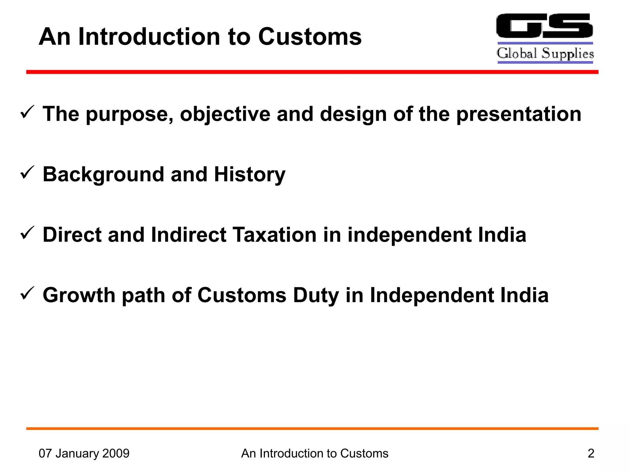 Indian_Customs_Laws_and_Procedures_Intranet.ppt