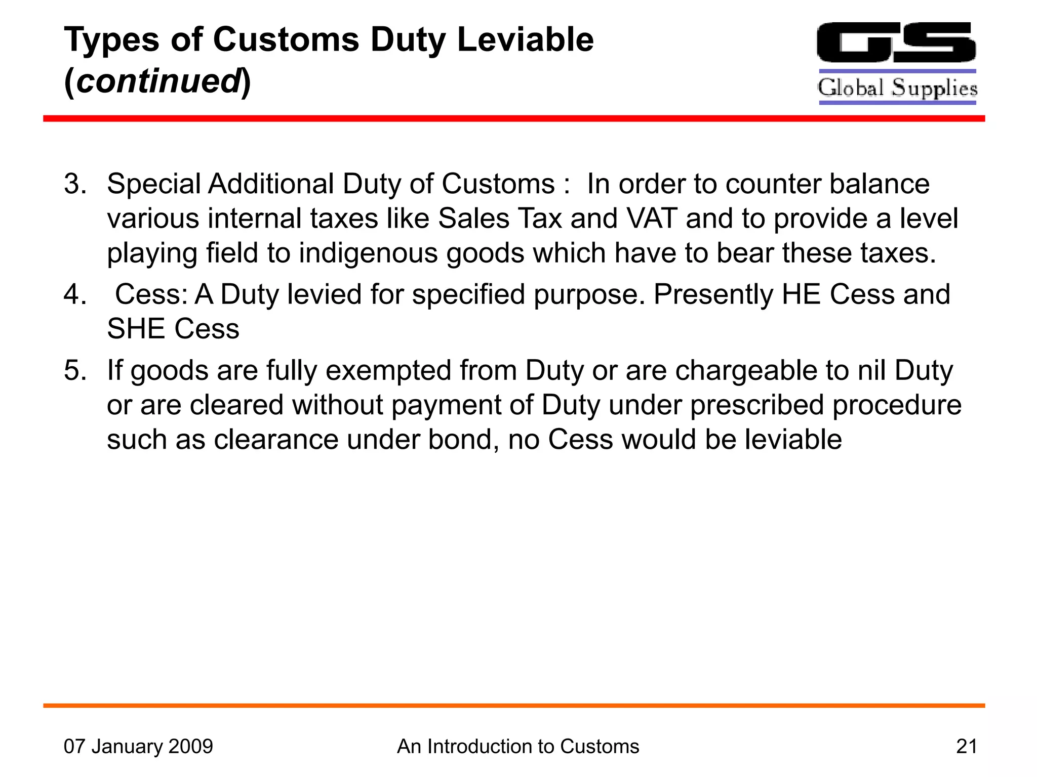 Indian_Customs_Laws_and_Procedures_Intranet.ppt