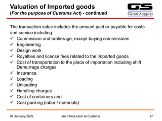 Indian_Customs_Laws_and_Procedures_Intranet.ppt