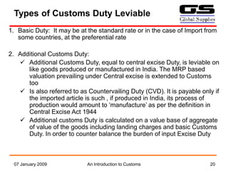 Indian_Customs_Laws_and_Procedures_Intranet.ppt