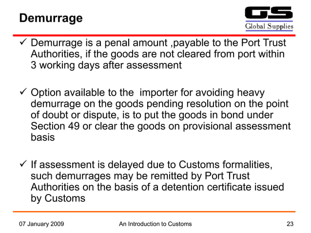 Indian_Customs_Laws_and_Procedures_Intranet.ppt