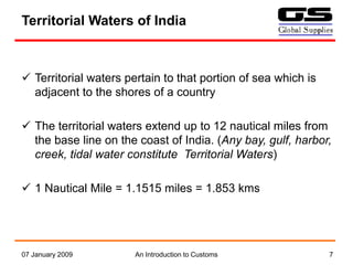 Indian_Customs_Laws_and_Procedures_Intranet.ppt