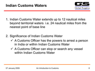 Indian_Customs_Laws_and_Procedures_Intranet.ppt
