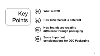 Indian D2C Journey and Packaging Elolvement | PPTX