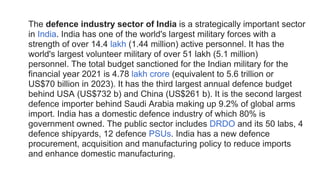 Indian Defence Industry mini project.doc