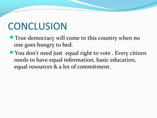 Indian democracy | PPT