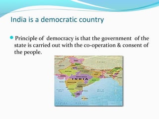 Indian democracy | PPT
