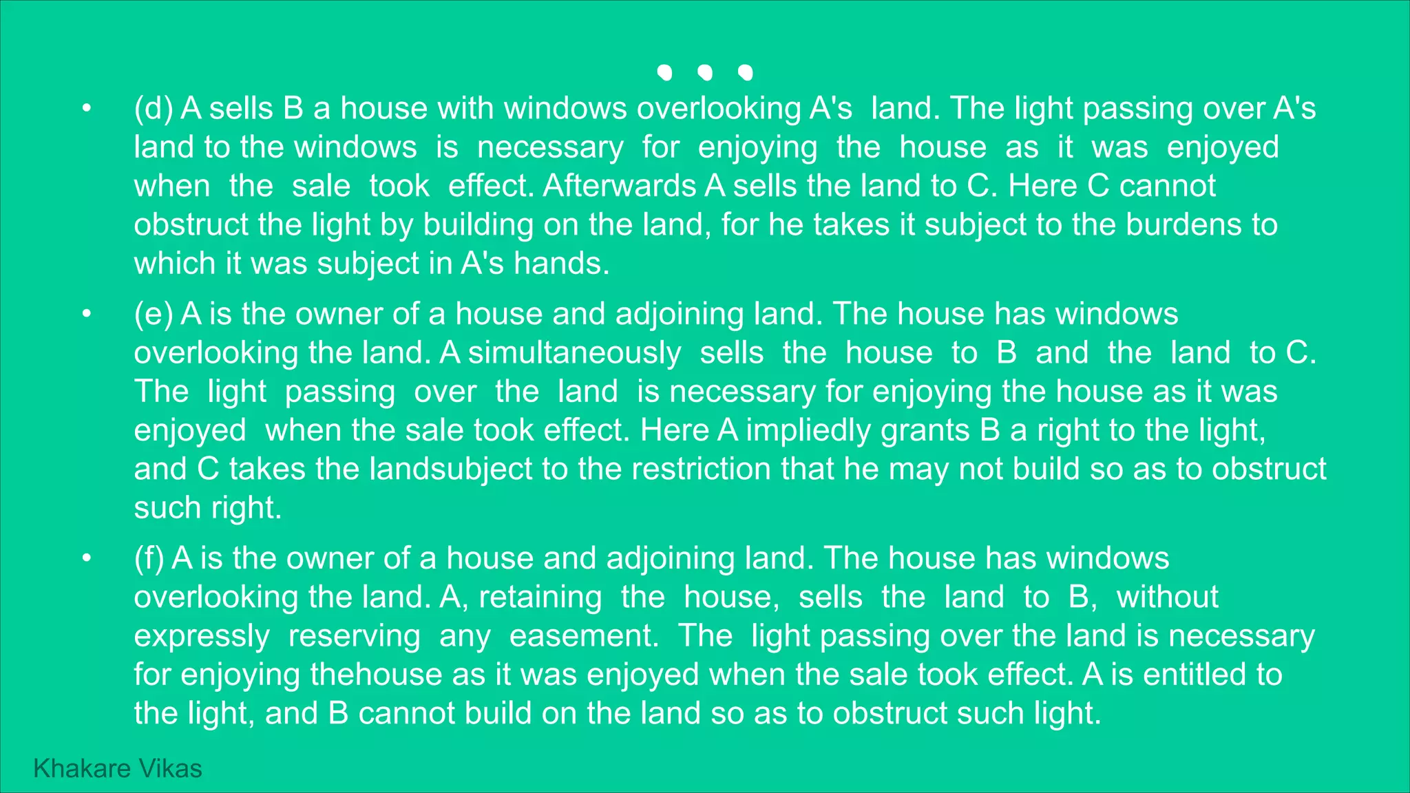 Indian easement act 1882 | PDF