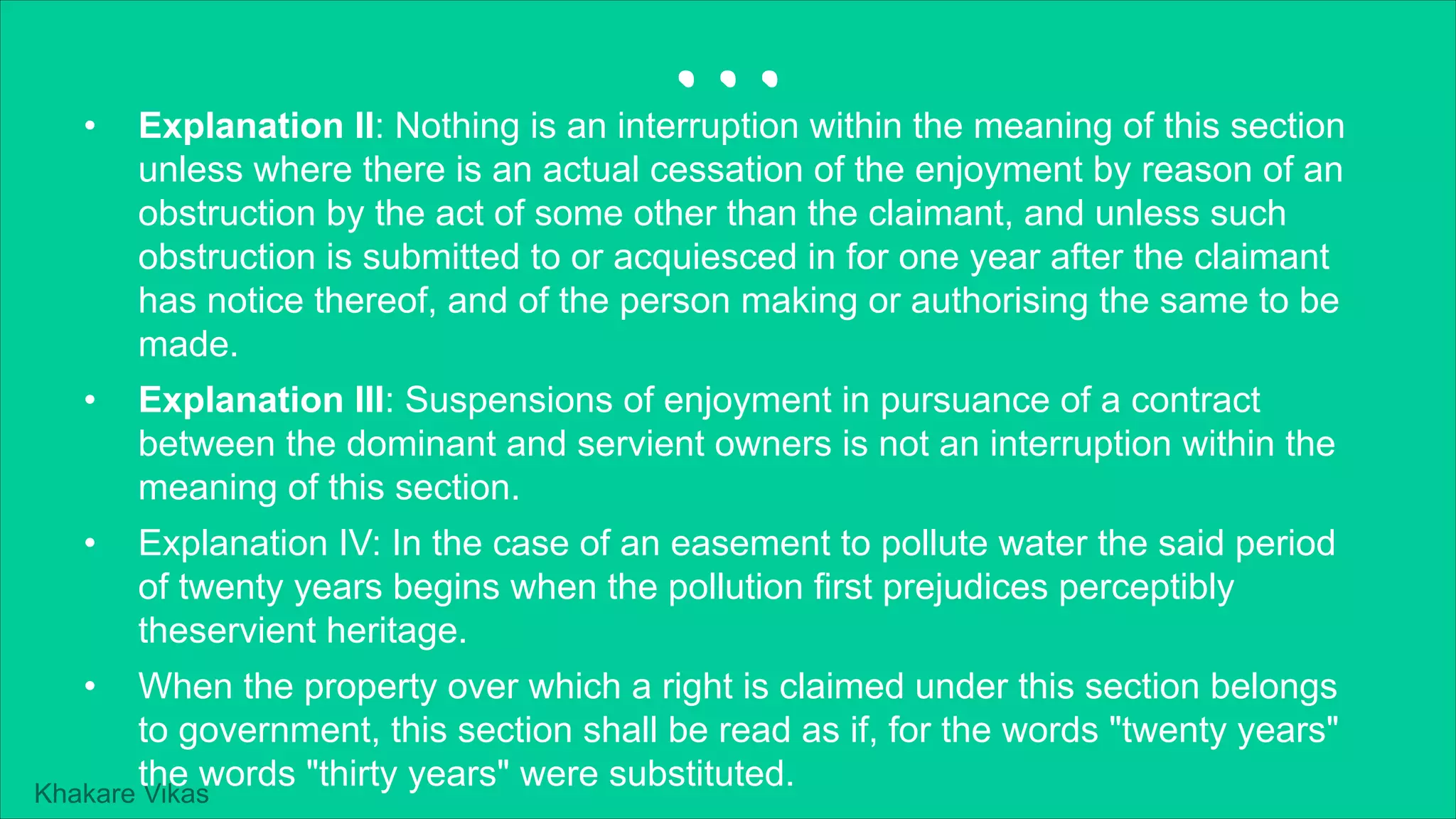 Indian easement act 1882 | PDF