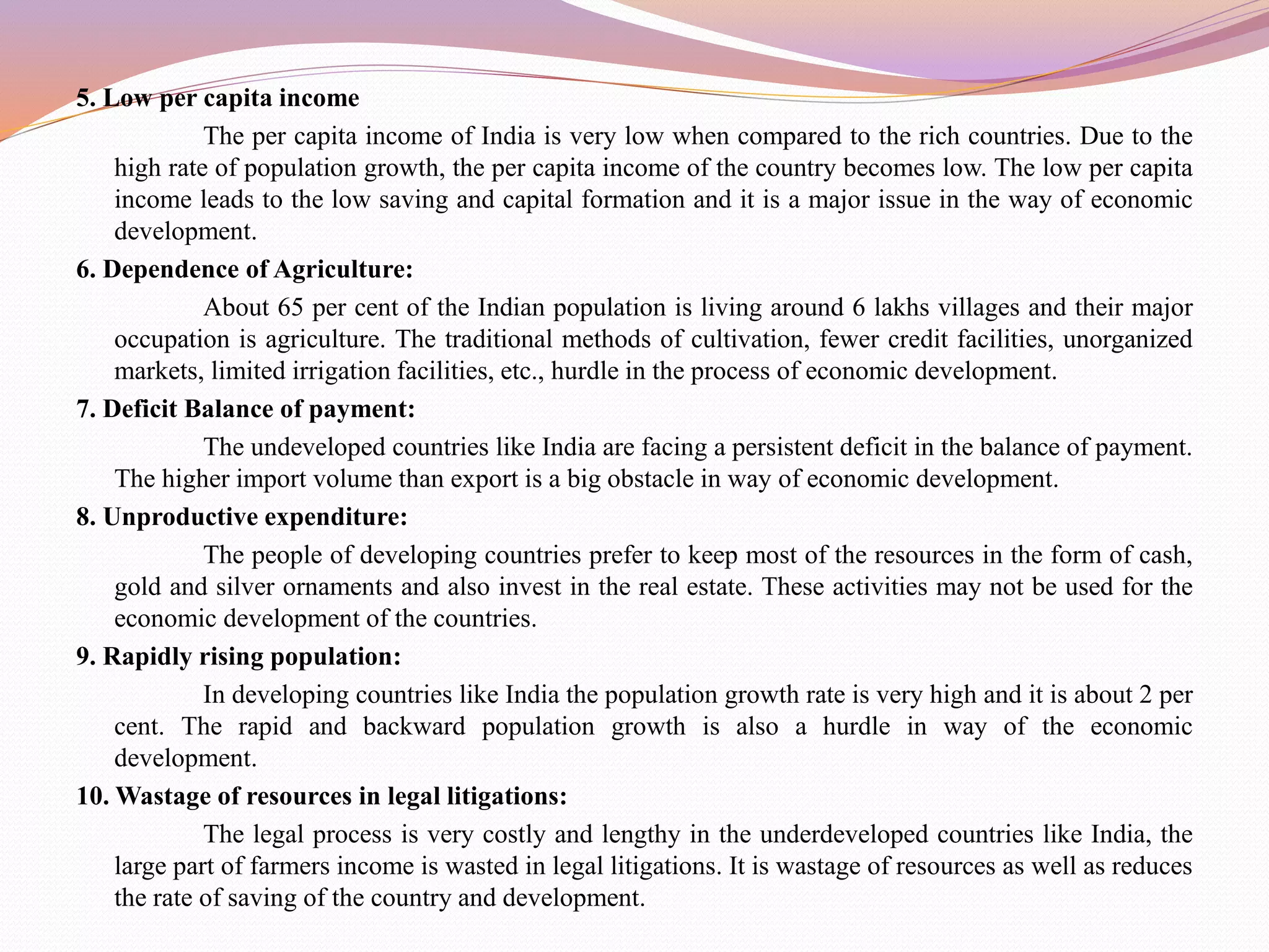 INDIAN ECONOMIC DEVELOPMENT | PPTX