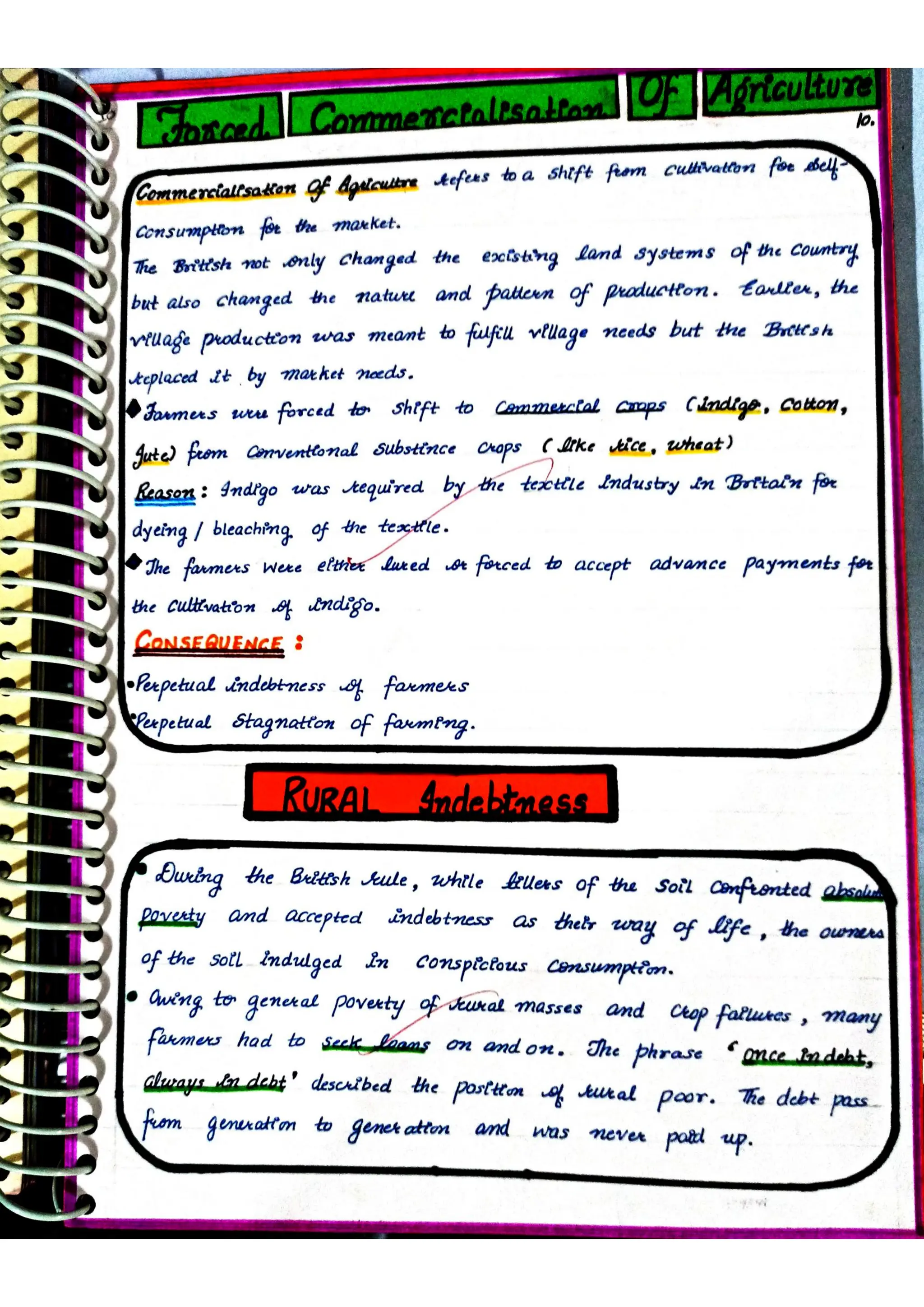 Indian economic development project class 12 | PDF