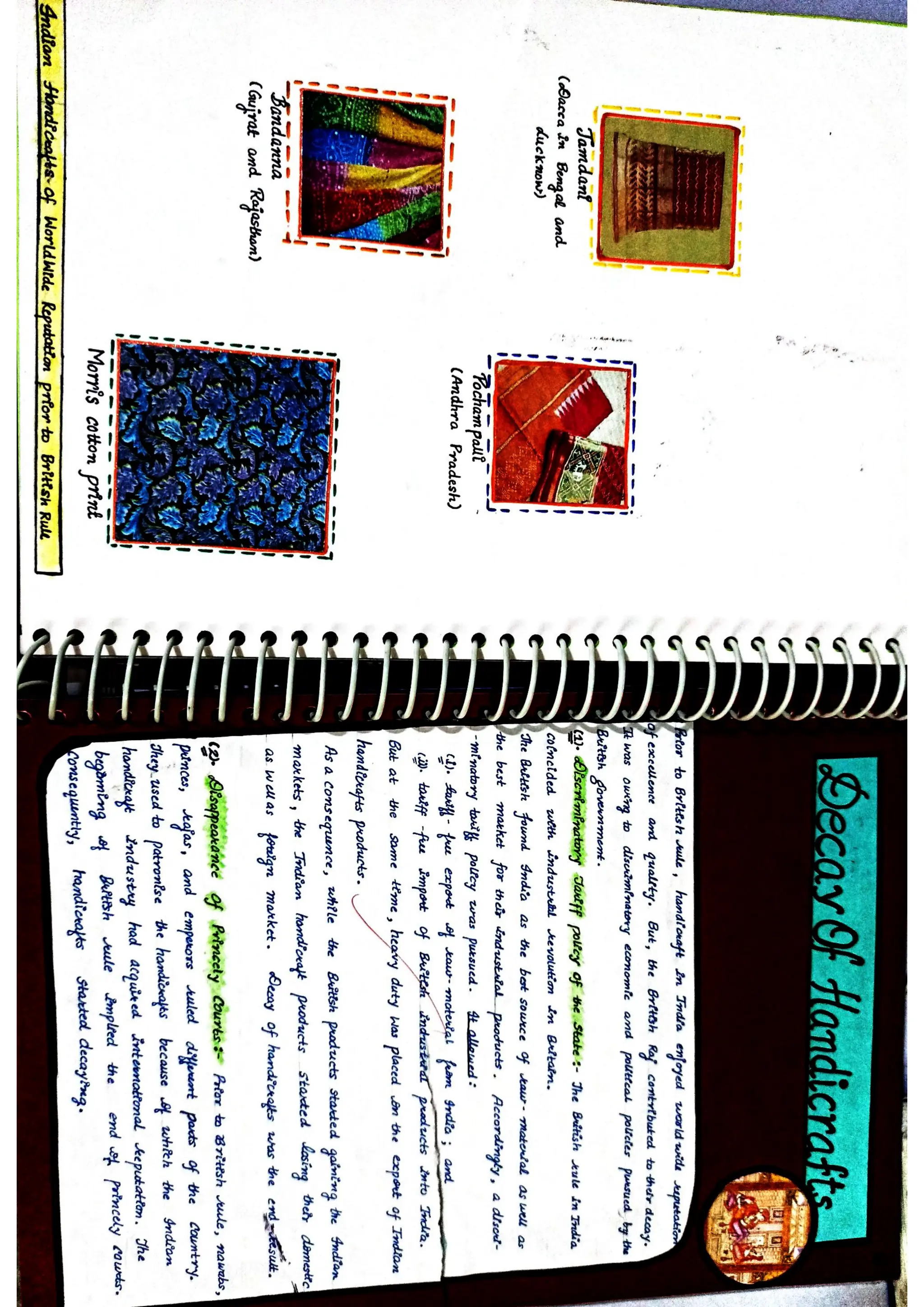 Indian economic development project class 12 | PDF