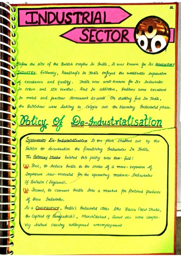 Indian economic development project class 12 | PDF