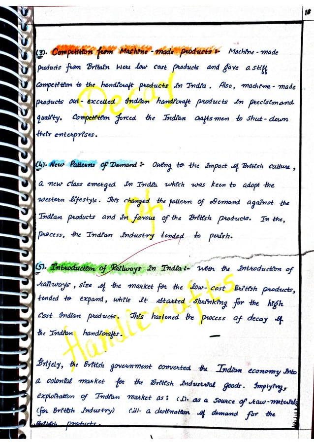 Indian economic development project class 12 | PDF