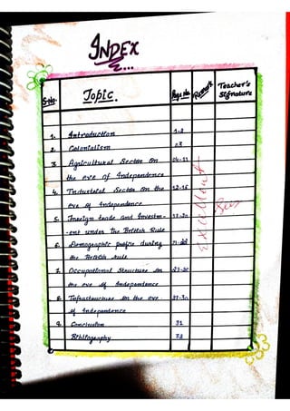 Indian economic development project class 12 | PDF