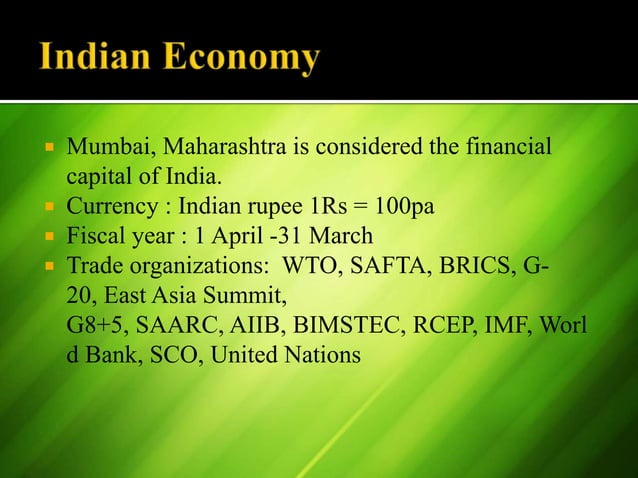 Indian economy | PPT