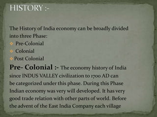 Indian economy | PPTX