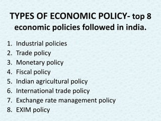 Indian economy | PPTX