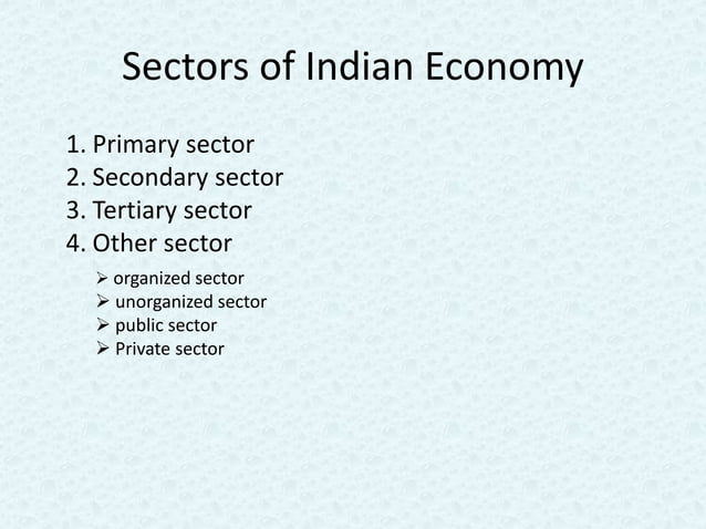 Indian economy | PPT