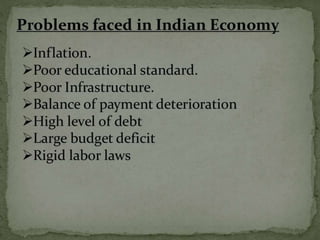 Indian economy | PPTX