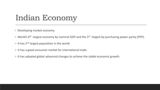 INDIAN ECONOMY Overview .pptx