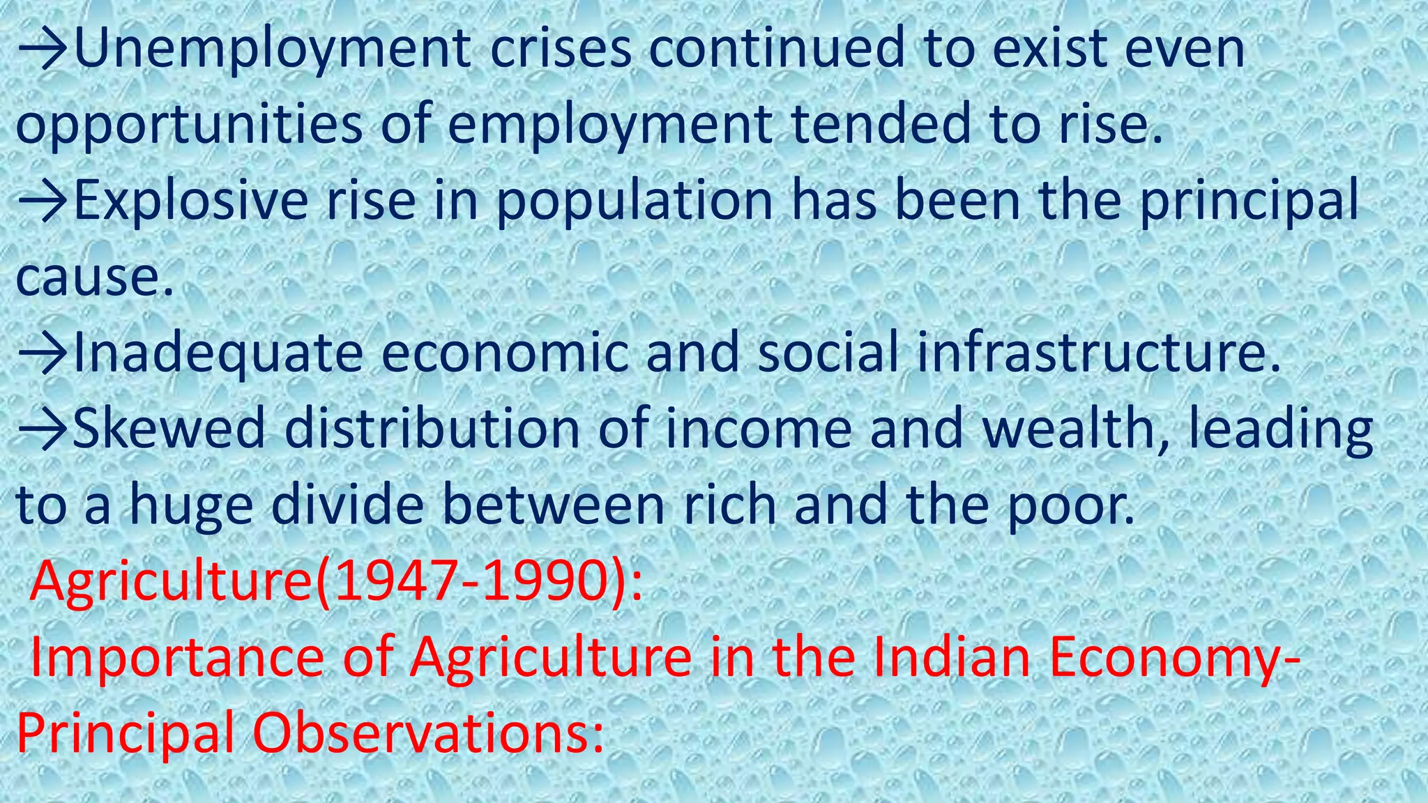 Indian economy(1947-90) Economic Reforms since 1991,CBSE 12 | PDF