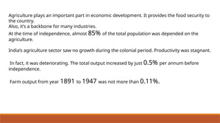 Indian economy on eve of independence PPT.pptx