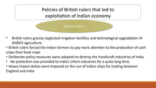 Indian economy on eve of independence PPT.pptx