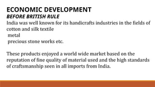 Indian economy on eve of independence PPT.pptx