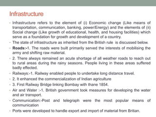 Indian economy on the eve of independence | PPT
