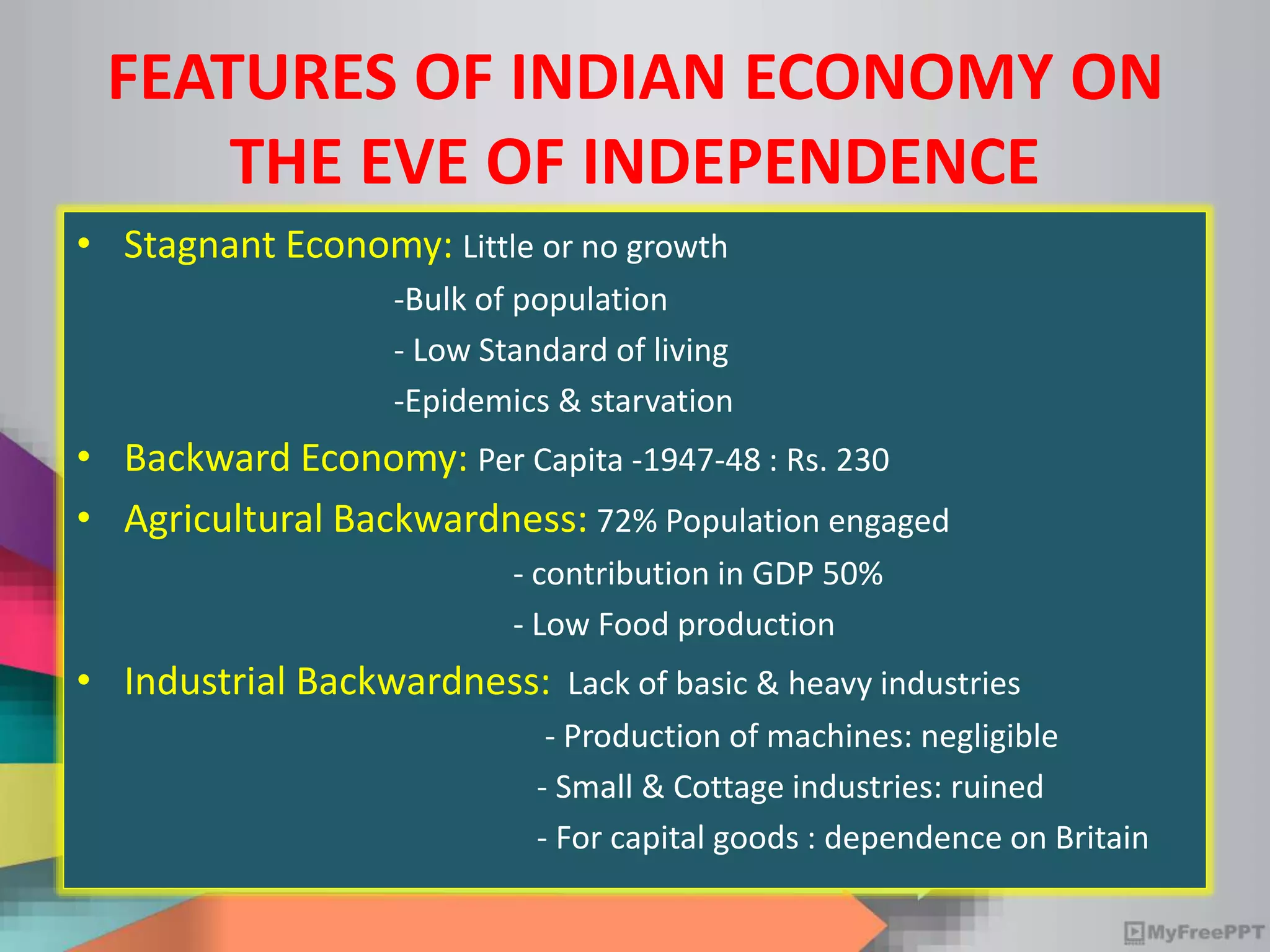 Indian Economy on the eve of independence.pptx