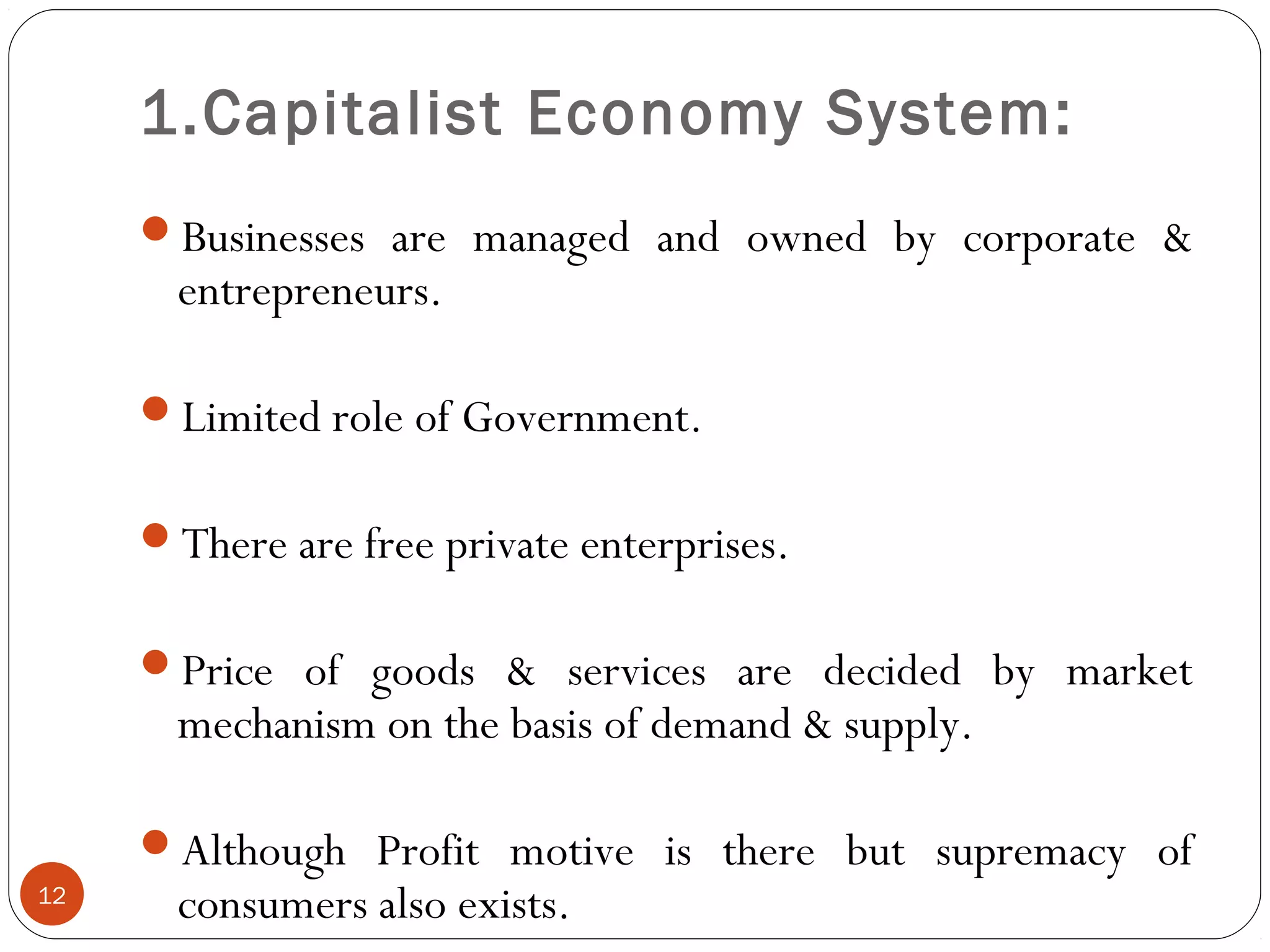 Indian economy system | PPT