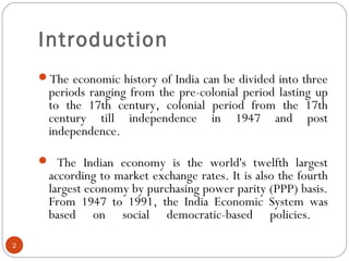 Indian economy system | PPT