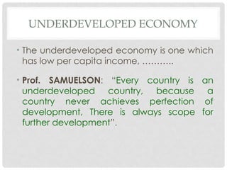 Indian Economy Unit-I Structure of the Indian Economy.pptx
