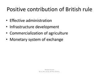 Indian economy on the eve of independence | PPTX