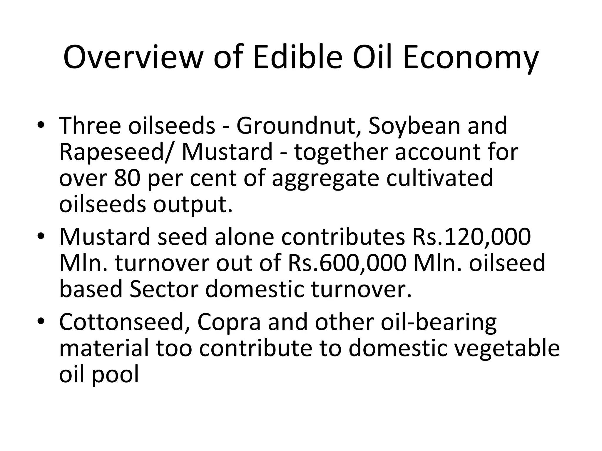 Indian edible oil | PPT