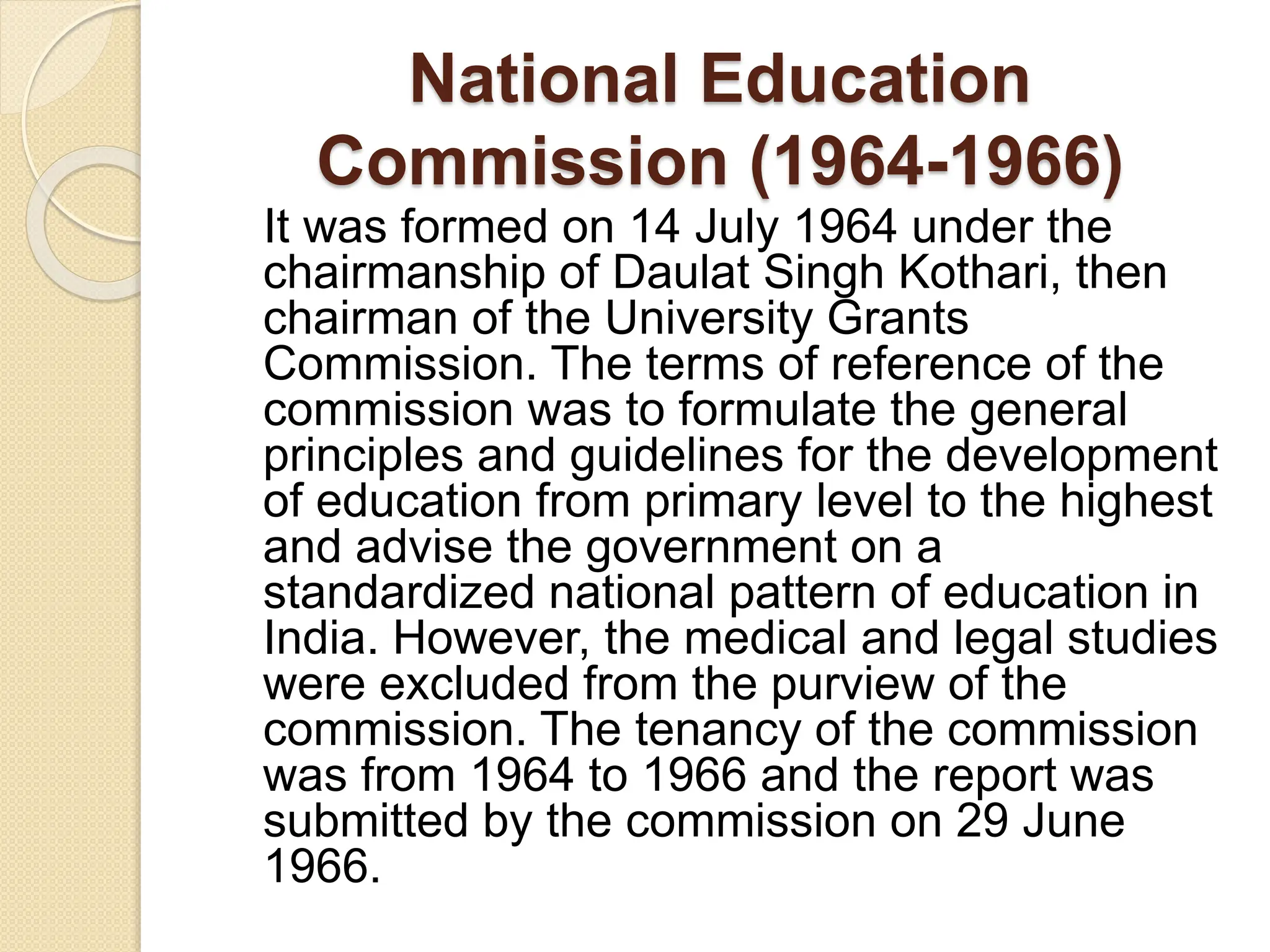 Indian Education Commission 1964-66 (Kothari Commission).pptx
