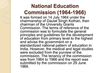 Indian Education Commission 1964-66 (Kothari Commission).pptx