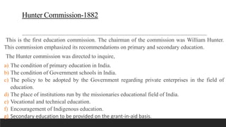 Indian education during british period | PPTX