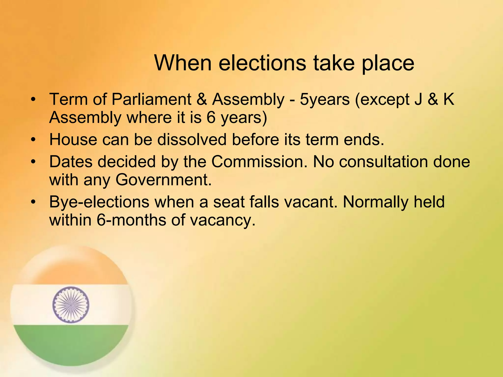 Indian election system | PPTX