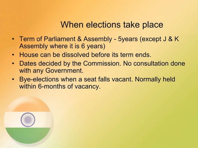Indian election system | PPTX | Civic affairs | Politics
