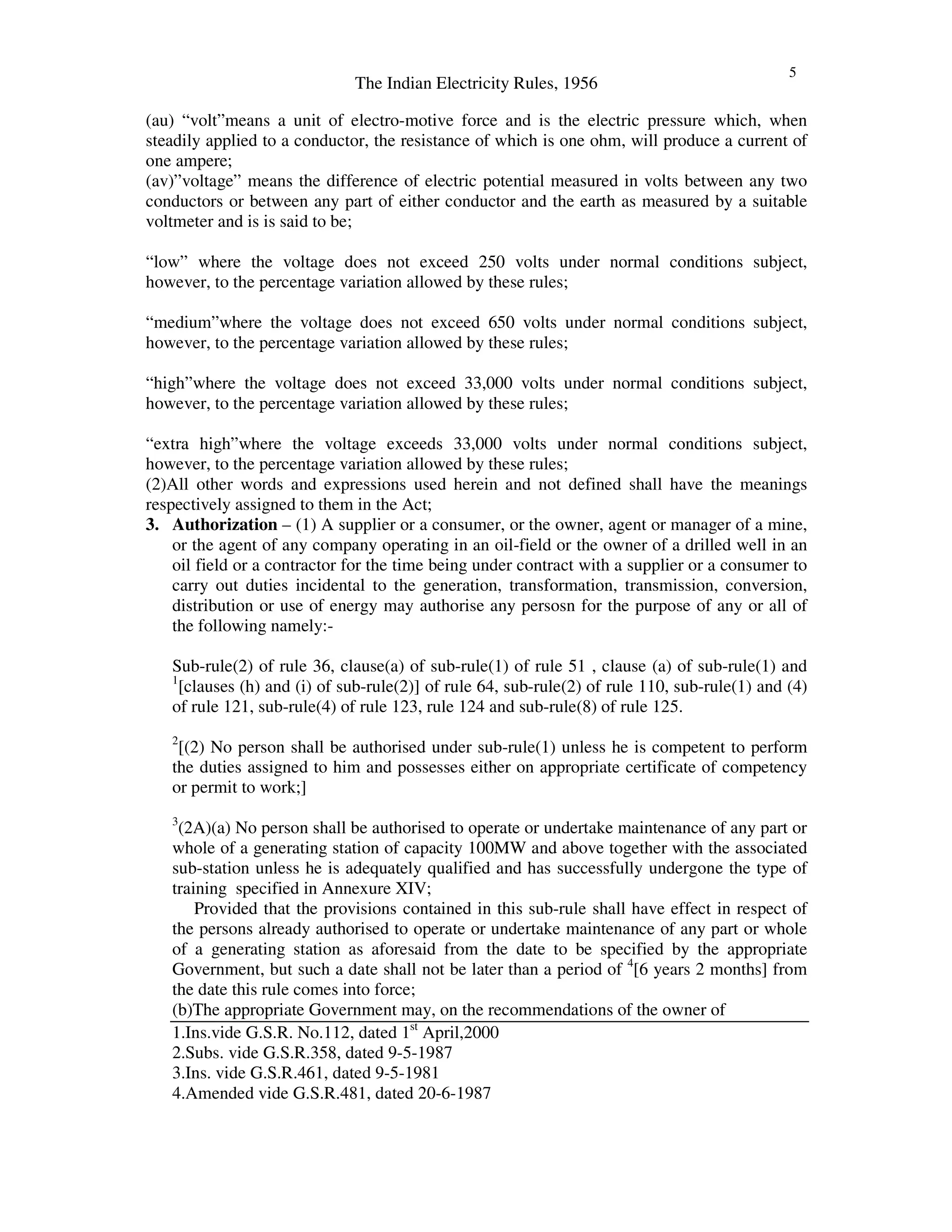 Indian electricity IE RULES 1956.pdf | Power and Energy Industry ...