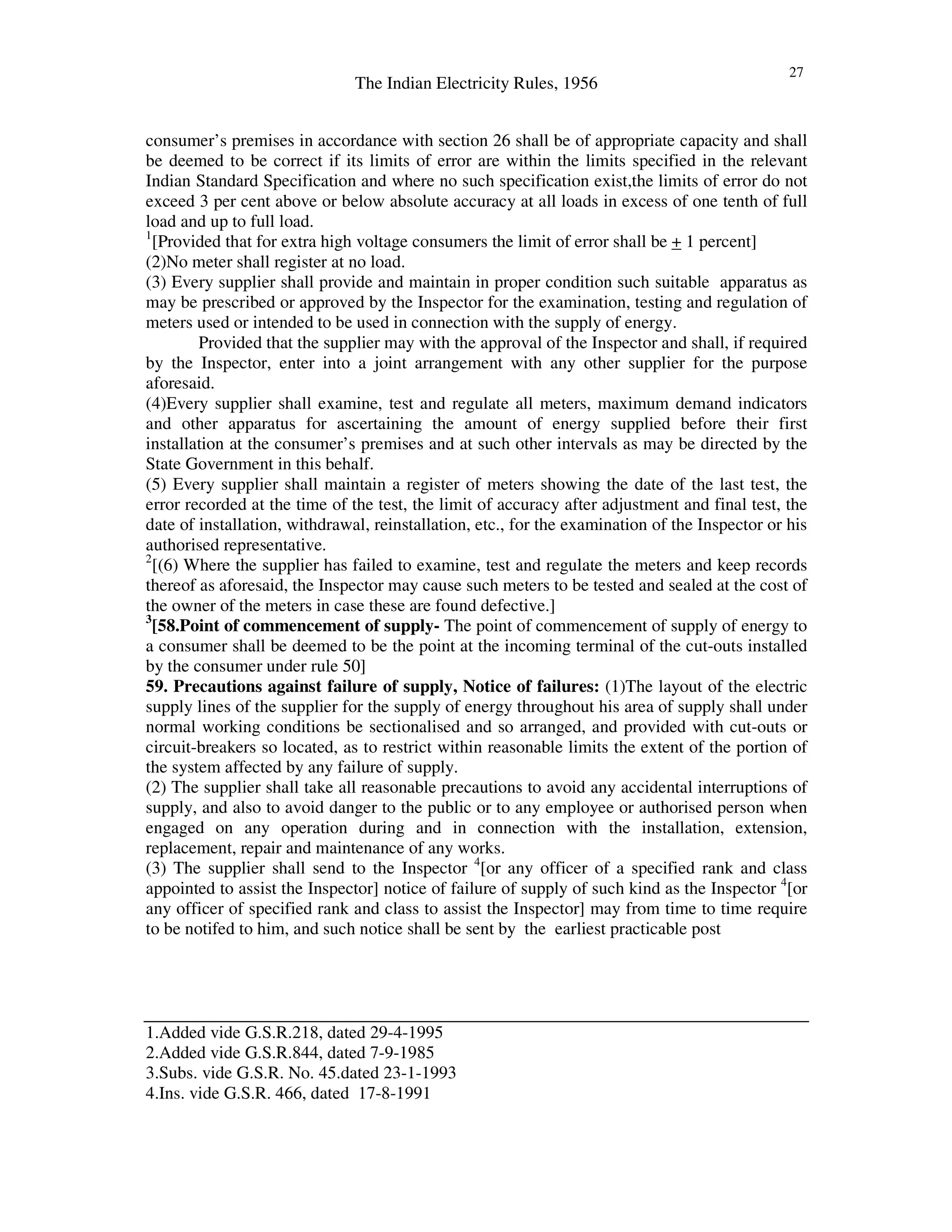 Indian electricity IE RULES 1956.pdf | Power and Energy Industry ...