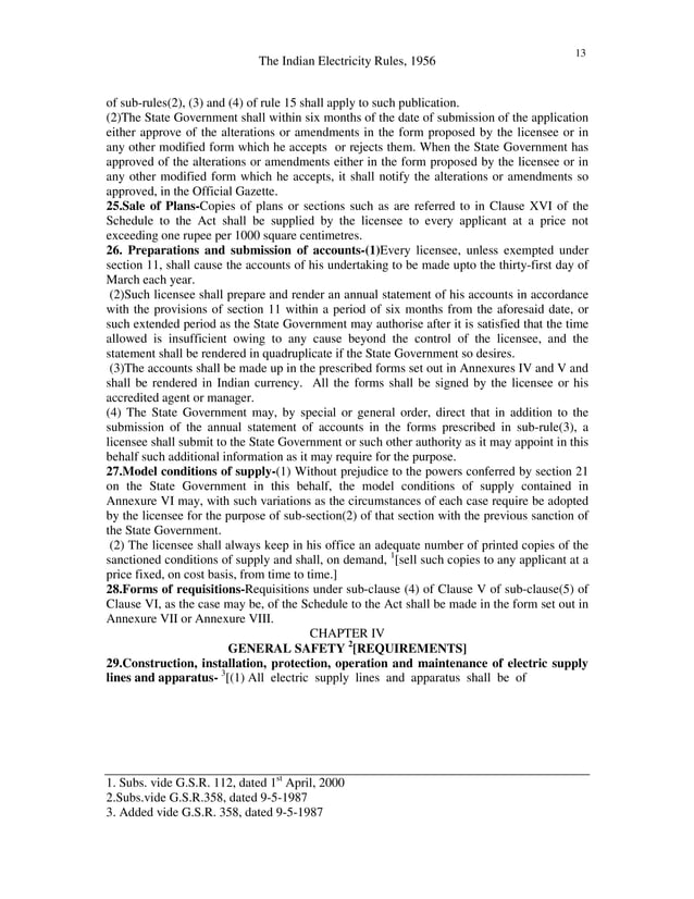 Indian electricity IE RULES 1956.pdf | Power and Energy Industry ...