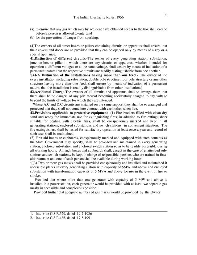 Indian electricity IE RULES 1956.pdf | Power and Energy Industry ...