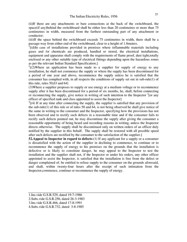 Indian electricity IE RULES 1956.pdf | Power and Energy Industry ...
