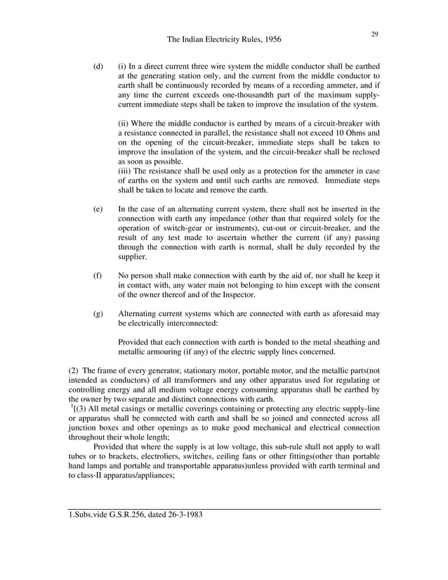 Indian electricity IE RULES 1956.pdf | Power and Energy Industry ...