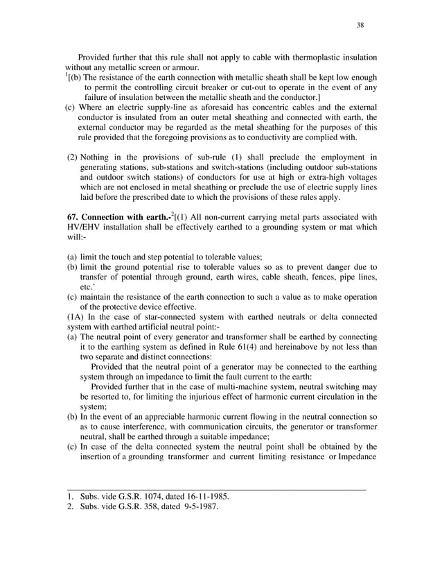 Indian electricity IE RULES 1956.pdf | Power and Energy Industry ...