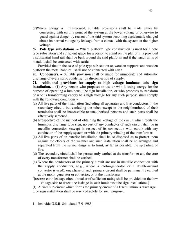 Indian electricity IE RULES 1956.pdf | Power and Energy Industry ...